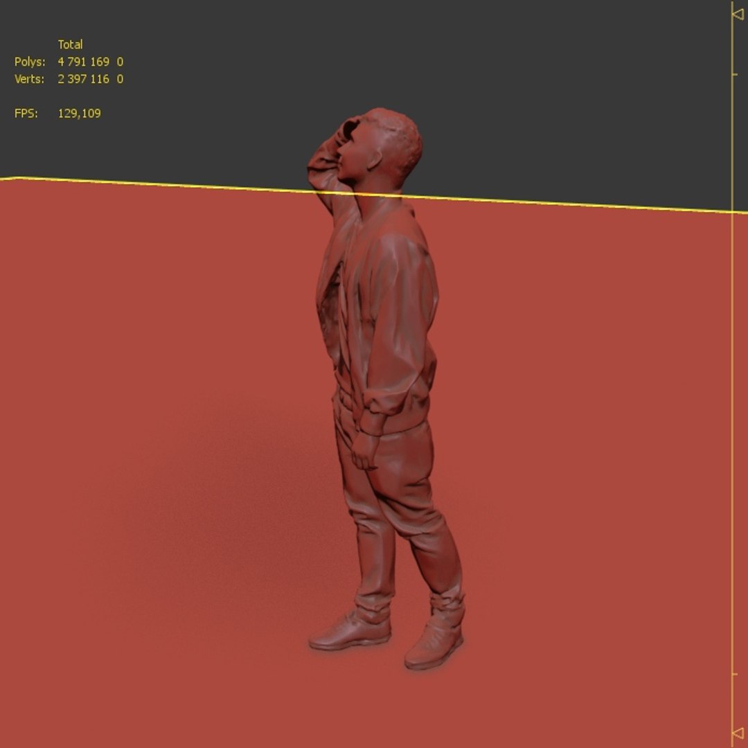 Photorealistic Scan People 3d Model