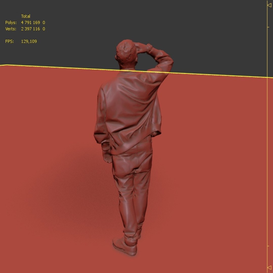 Photorealistic Scan People 3d Model