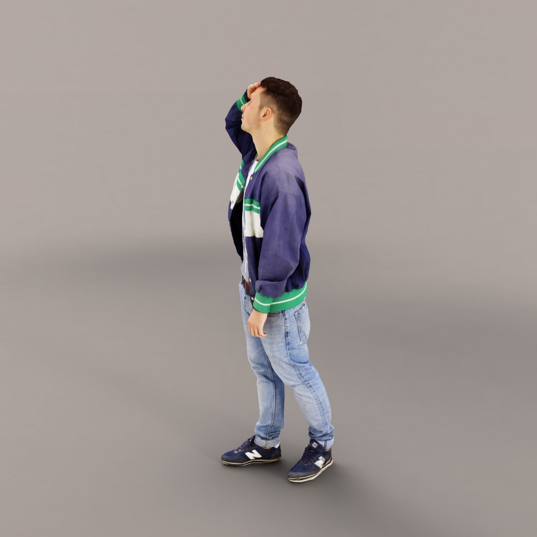 Photorealistic Scan People 3d Model