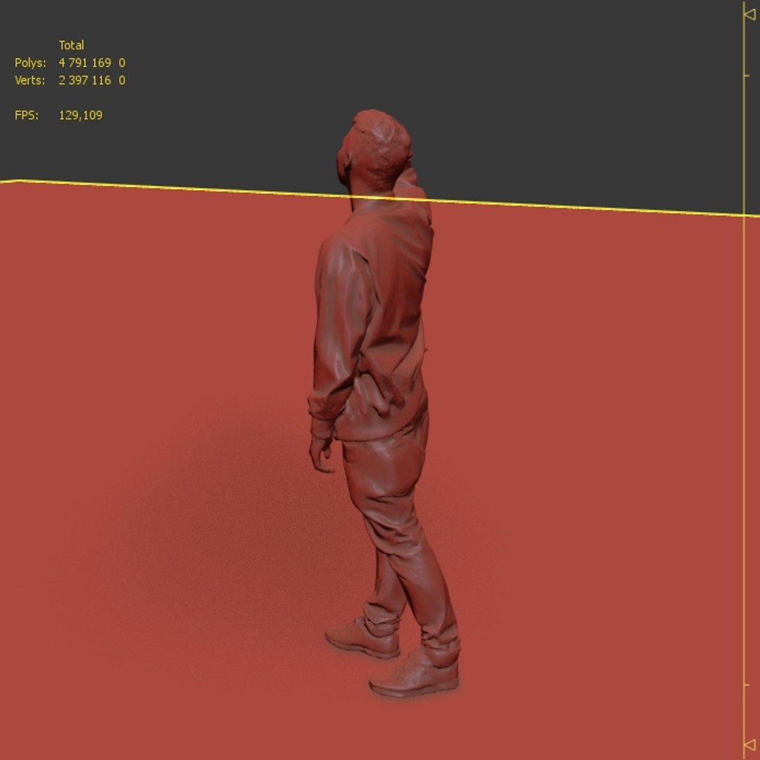 Photorealistic Scan People 3d Model
