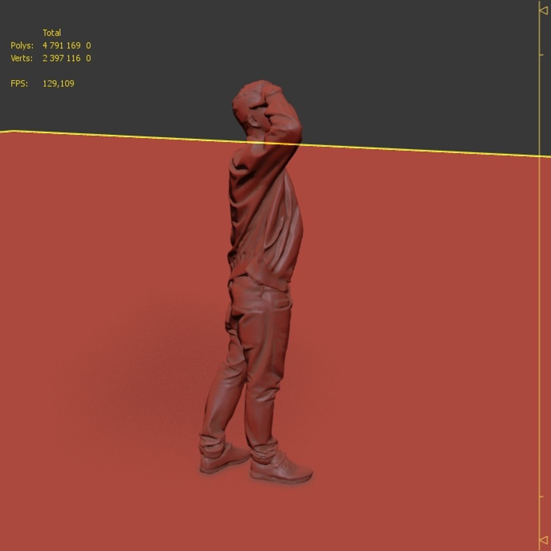 Photorealistic Scan People 3d Model