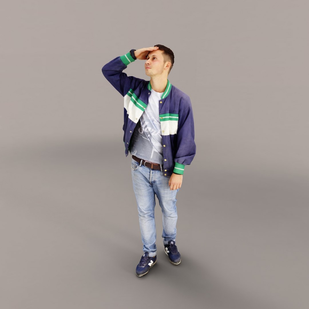 Photorealistic Scan People 3d Model