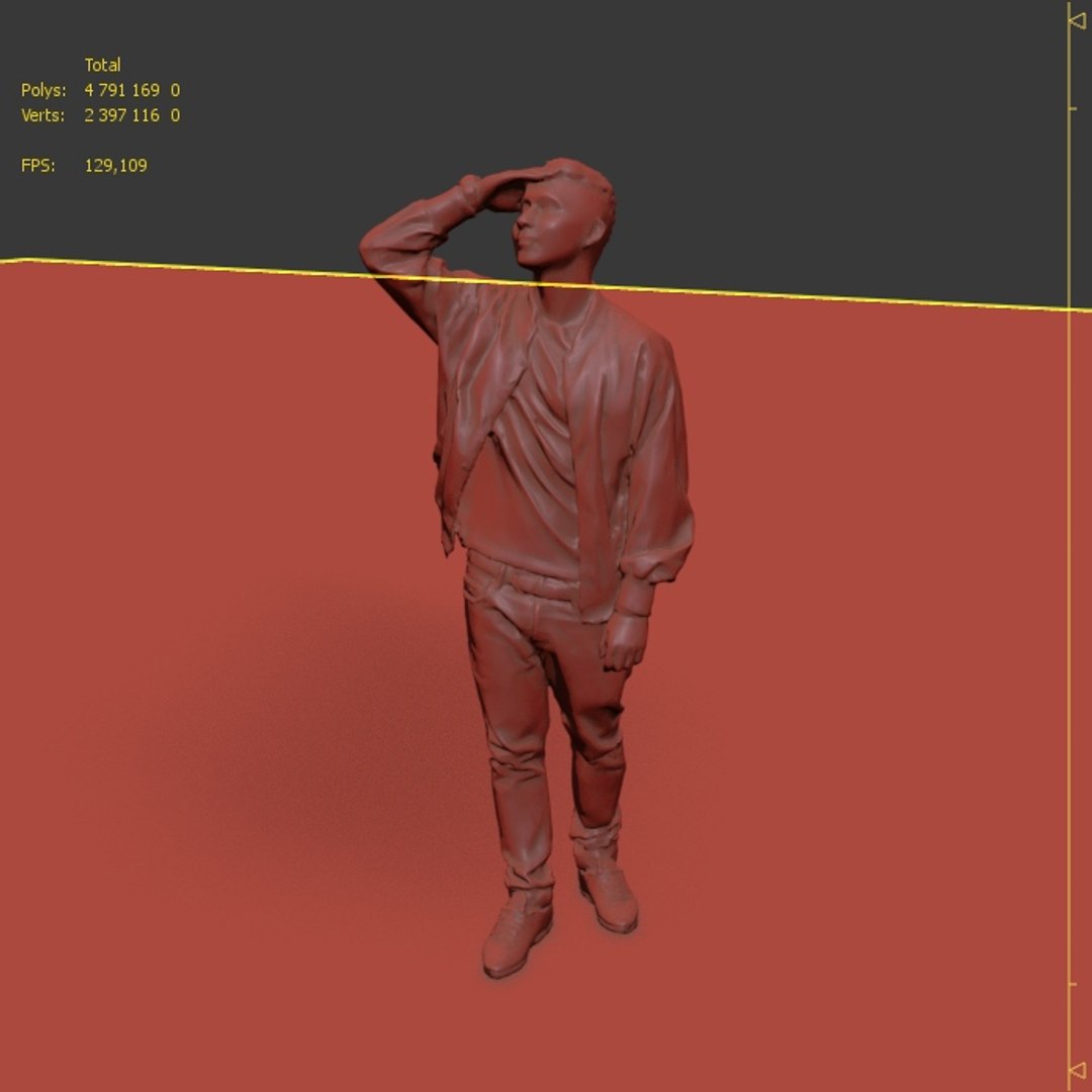 Photorealistic Scan People 3d Model