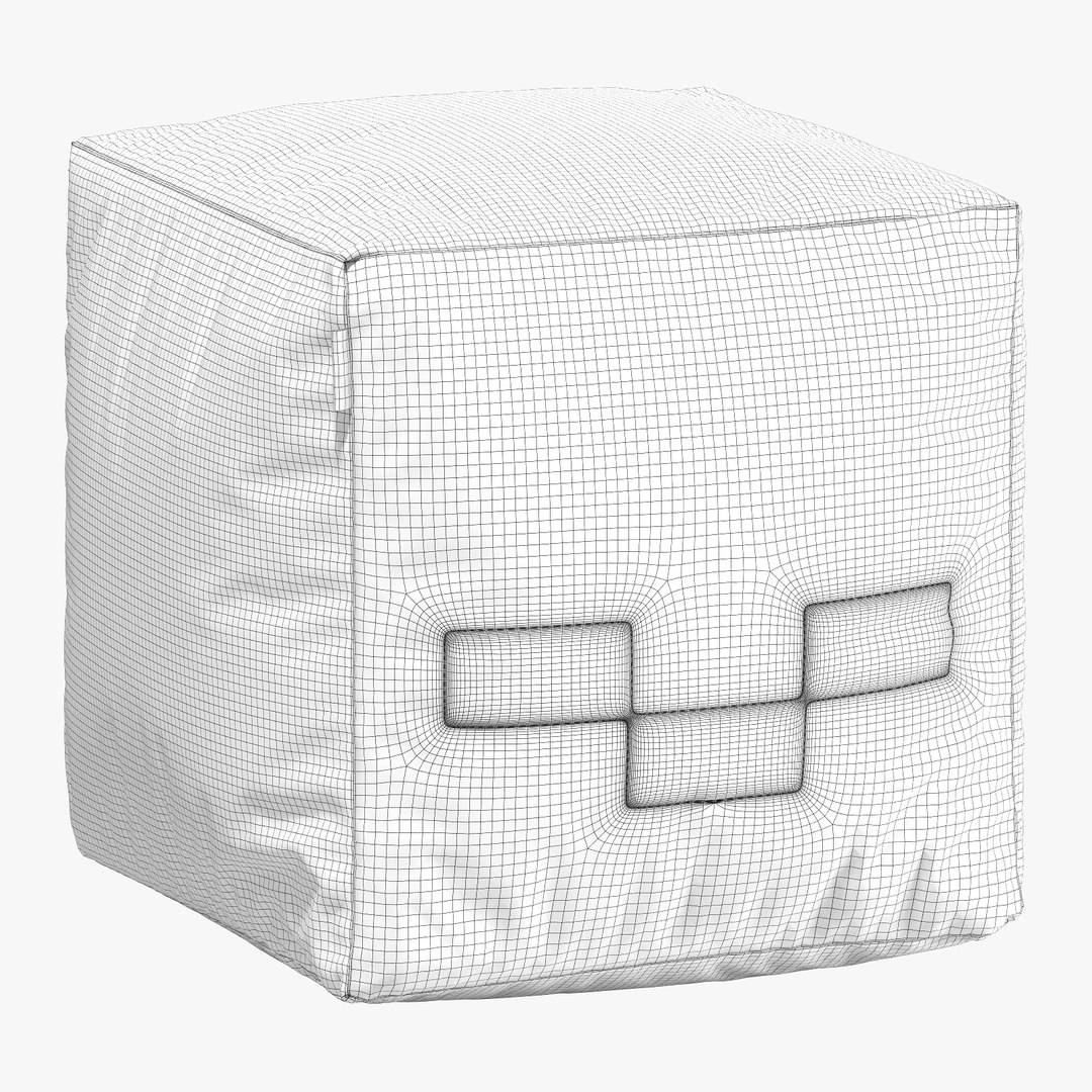 Minecraft Ottoman Set 001 3D Model - TurboSquid 1949647