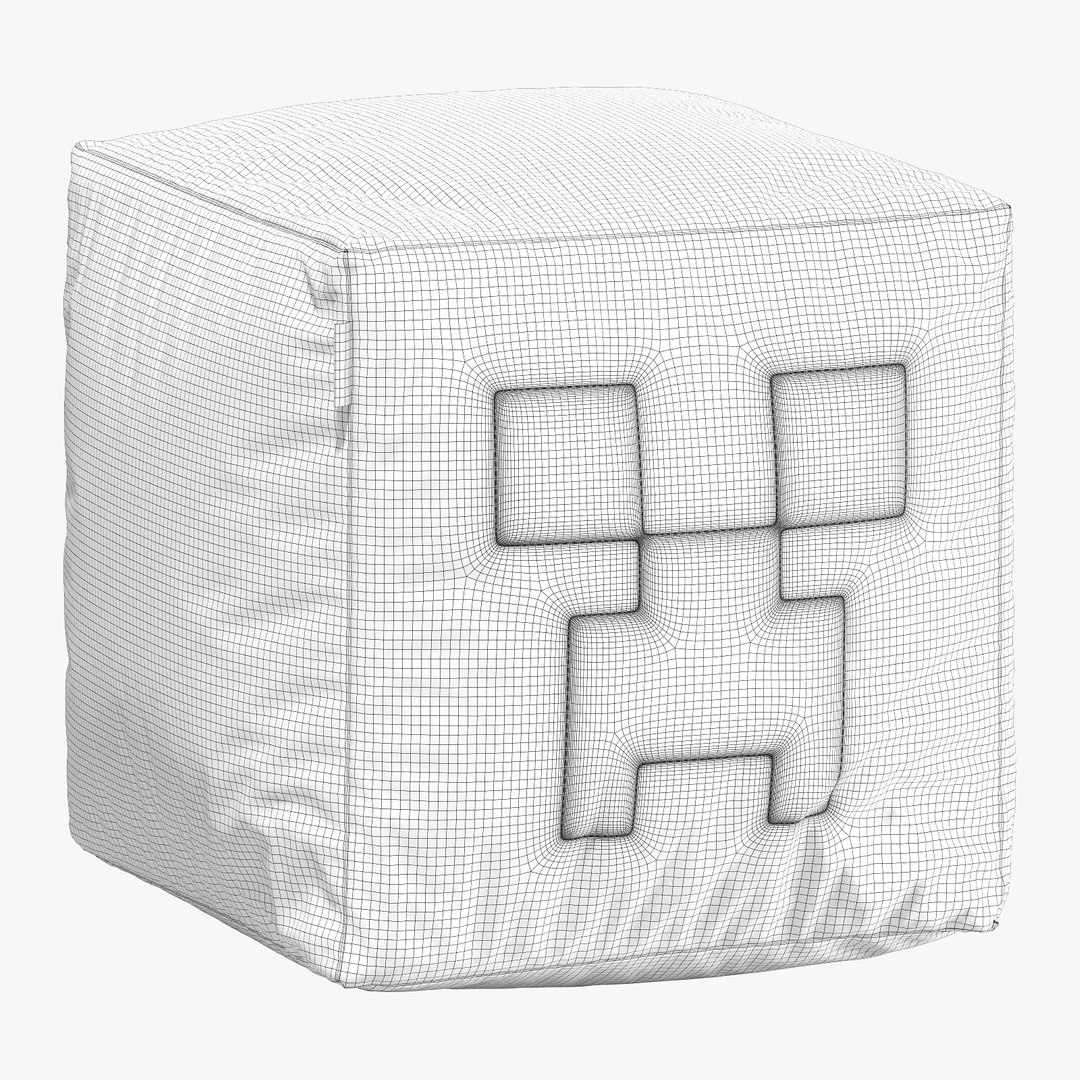 Minecraft Ottoman Set 001 3D Model - TurboSquid 1949647