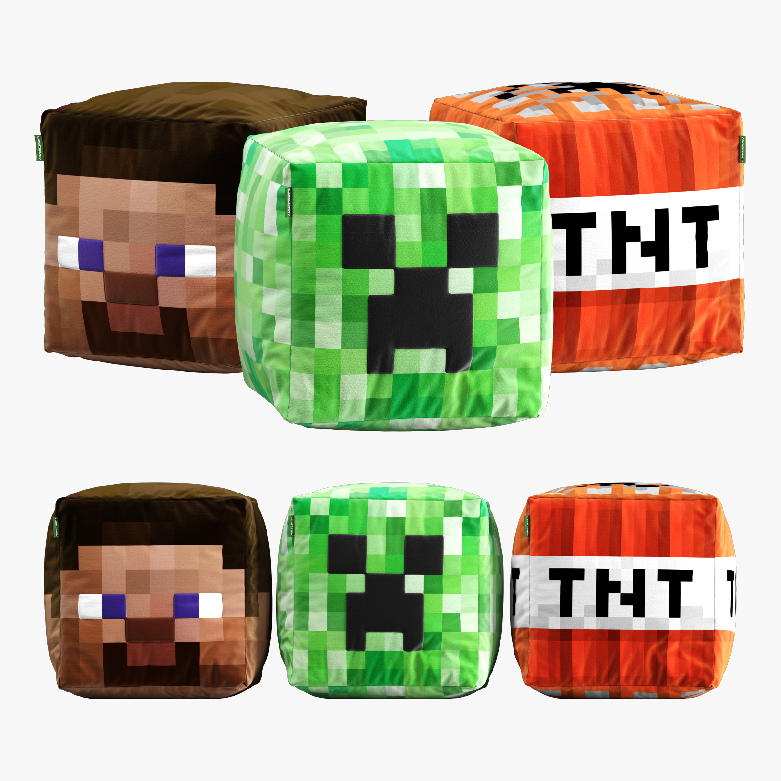 minecraft ottoman set 001 3D 모델 - TurboSquid 1949647