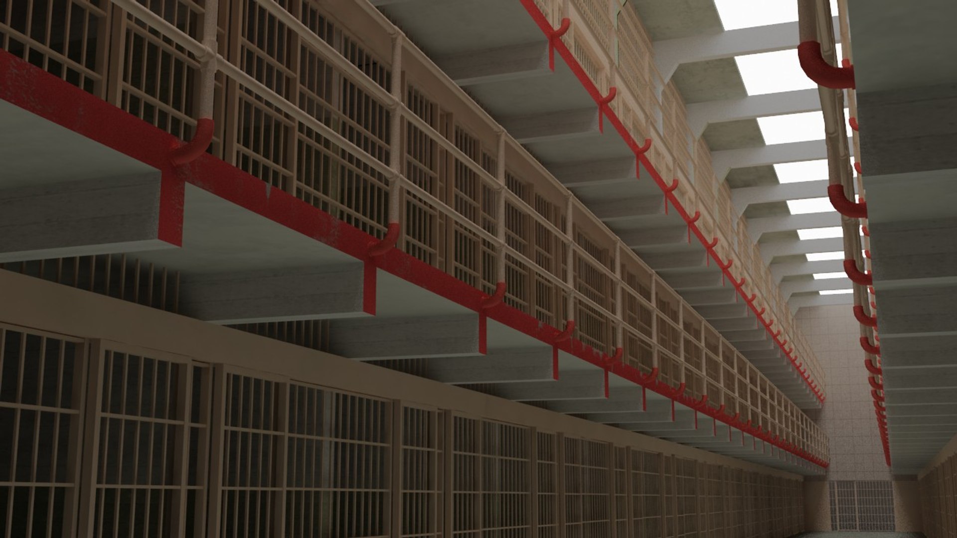 3d Prison Jail Model
