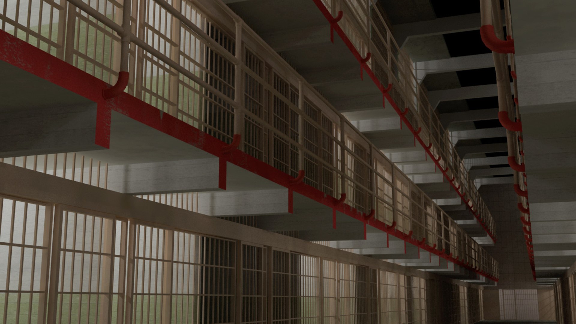 3d Prison Jail Model
