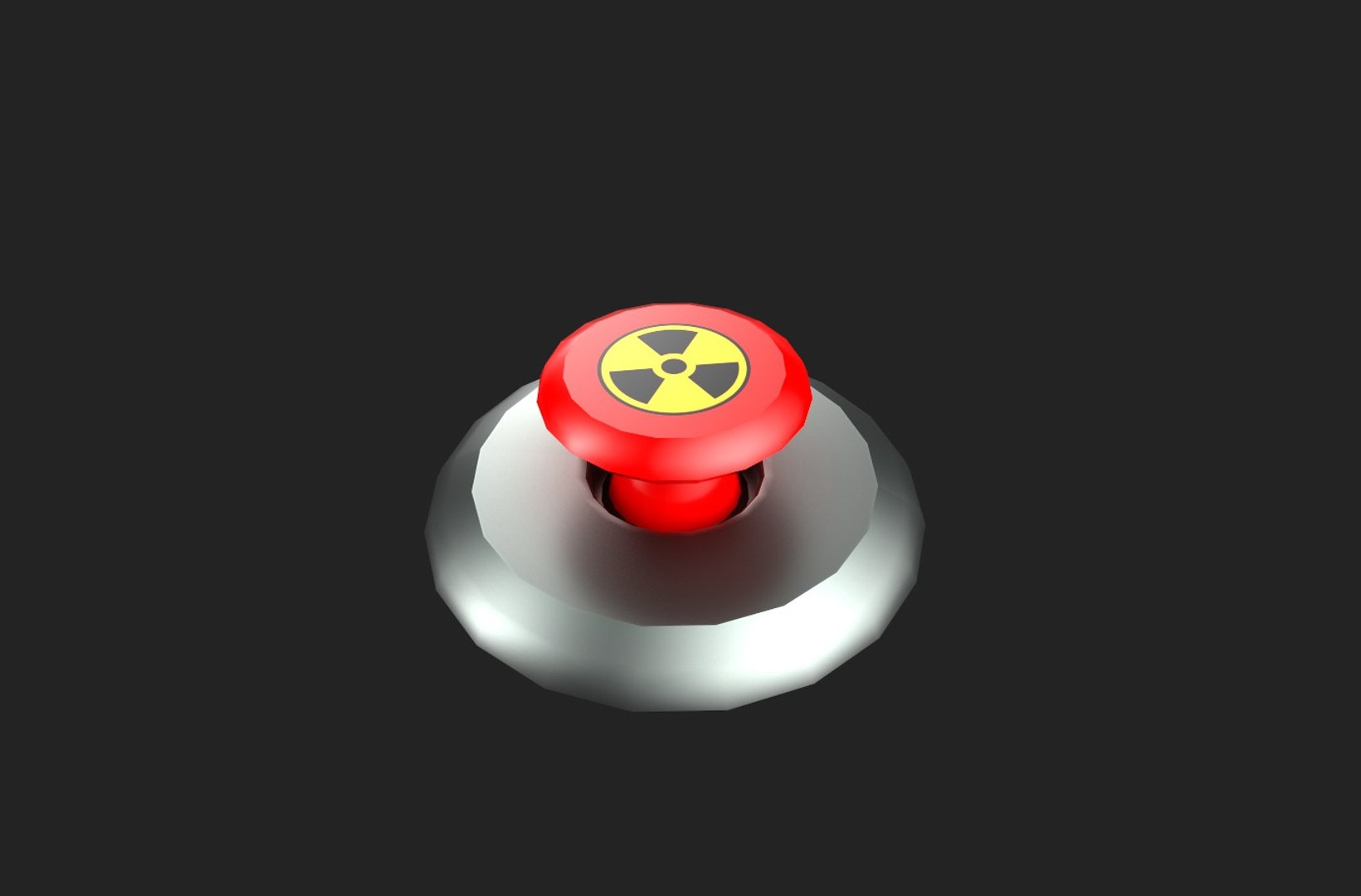 3D Radiation Button - TurboSquid 1649470