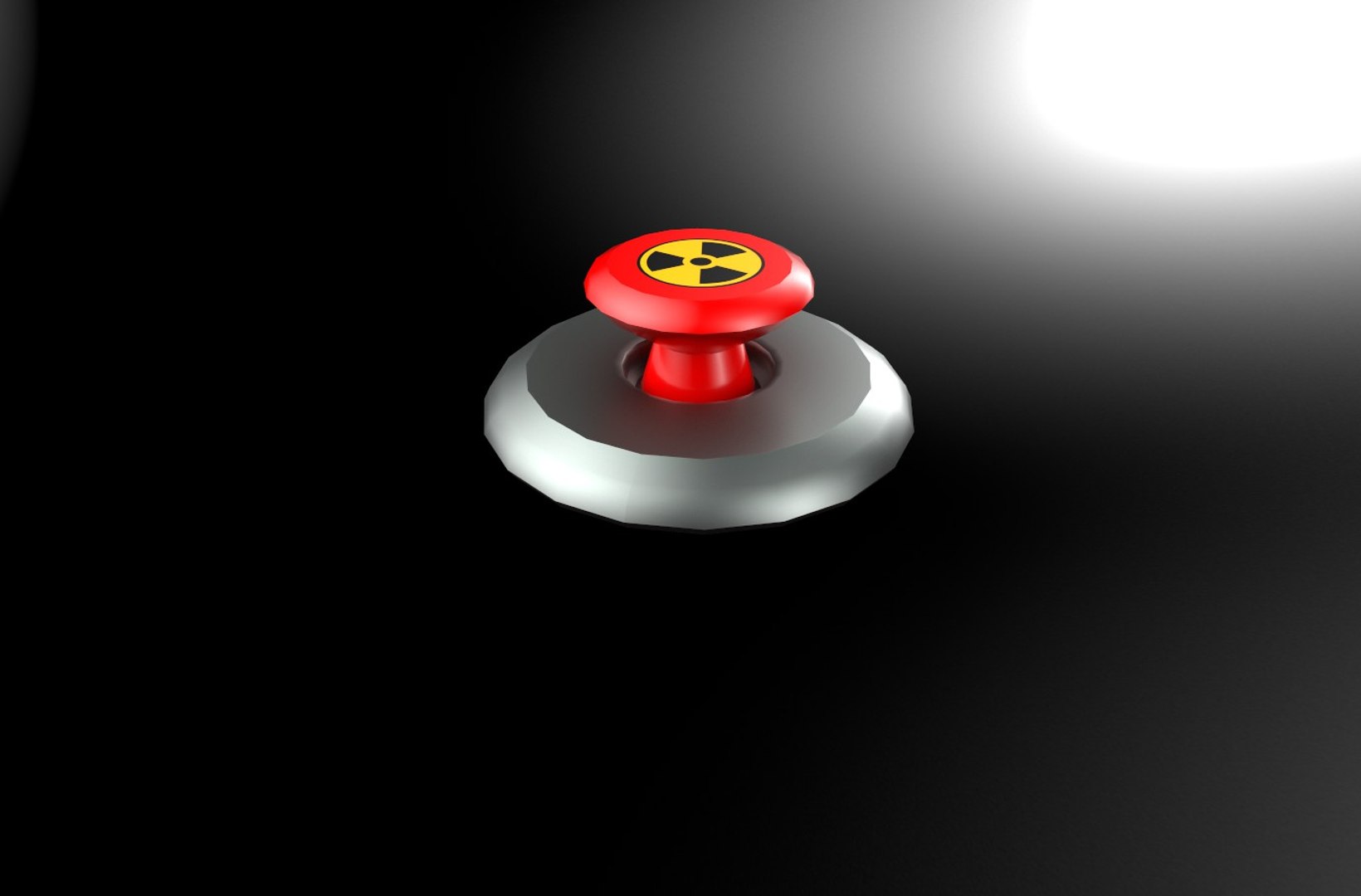 3D Radiation Button - TurboSquid 1649470