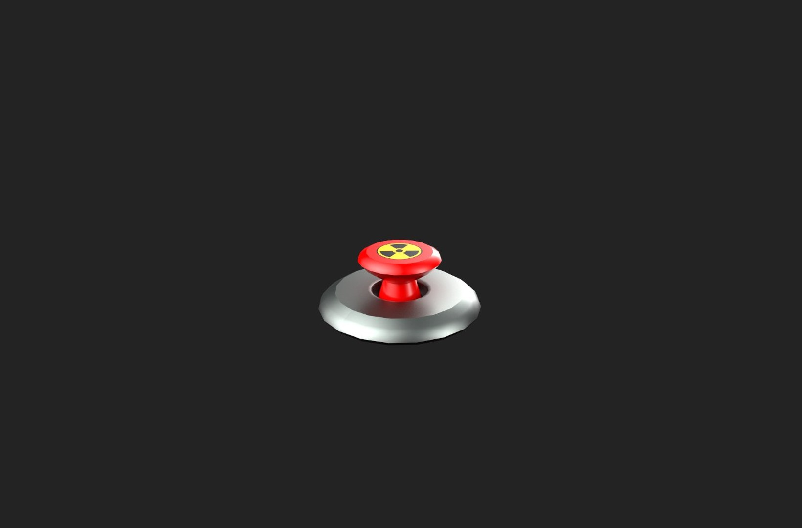 3D Radiation Button - TurboSquid 1649470