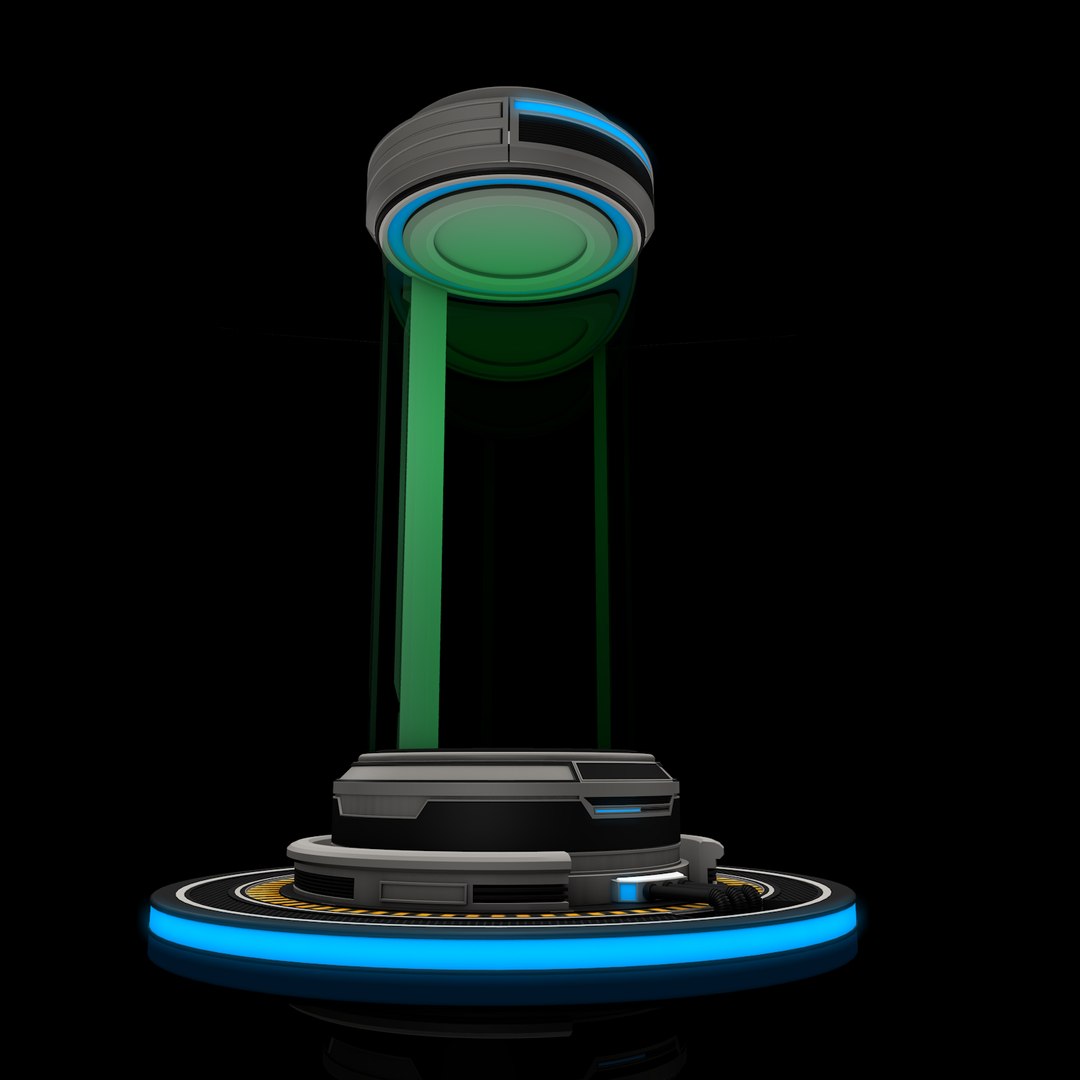 Sci Fi Liquid Container 3D Model - TurboSquid 1610947