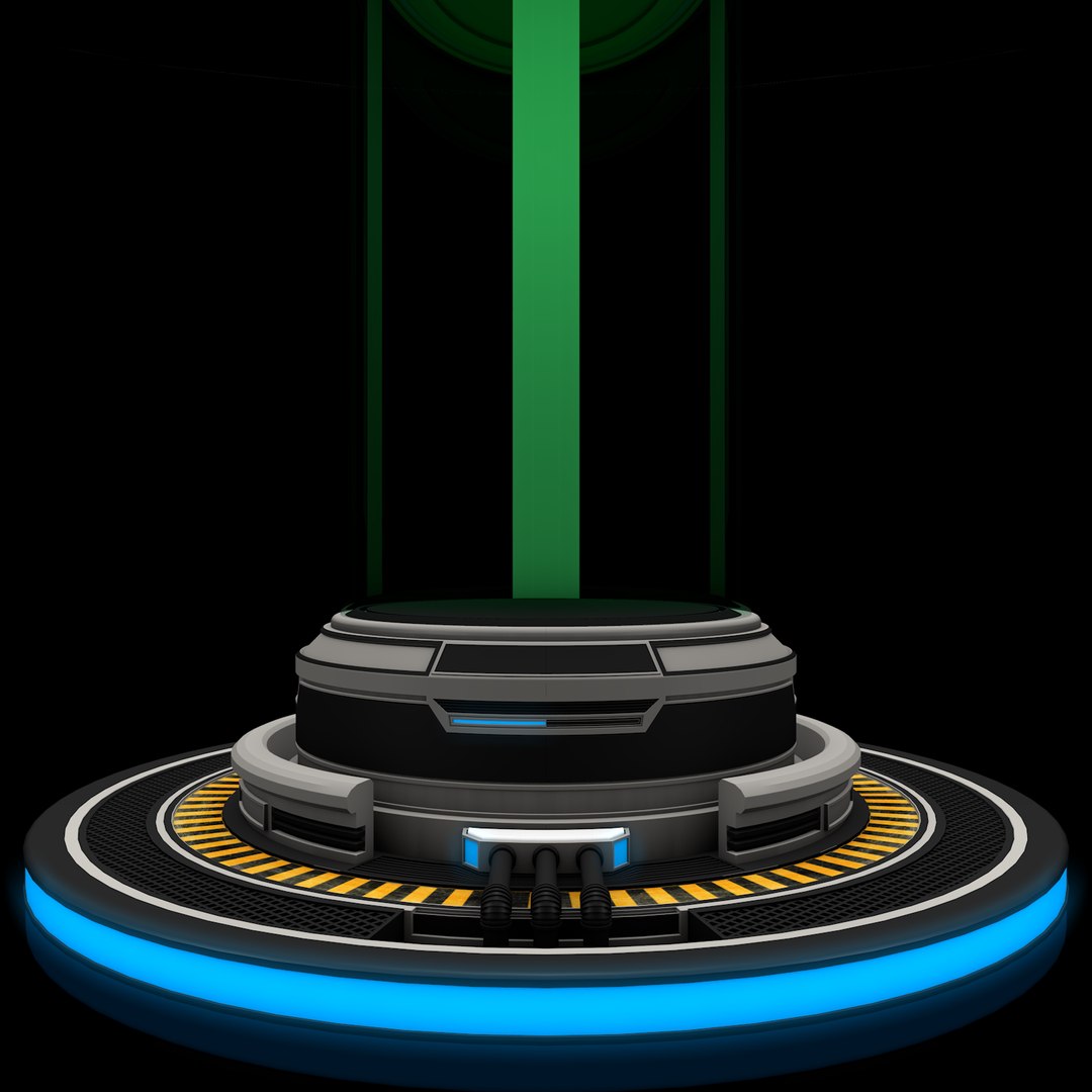 Sci Fi Liquid Container 3D Model - TurboSquid 1610947