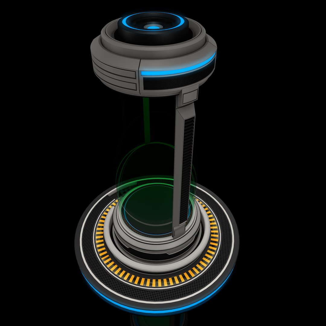 Sci Fi Liquid Container 3D Model - TurboSquid 1610947