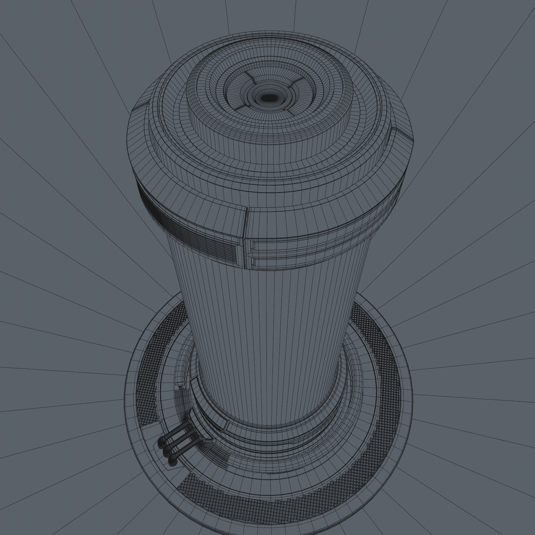 Sci Fi Liquid Container 3D Model - TurboSquid 1610947