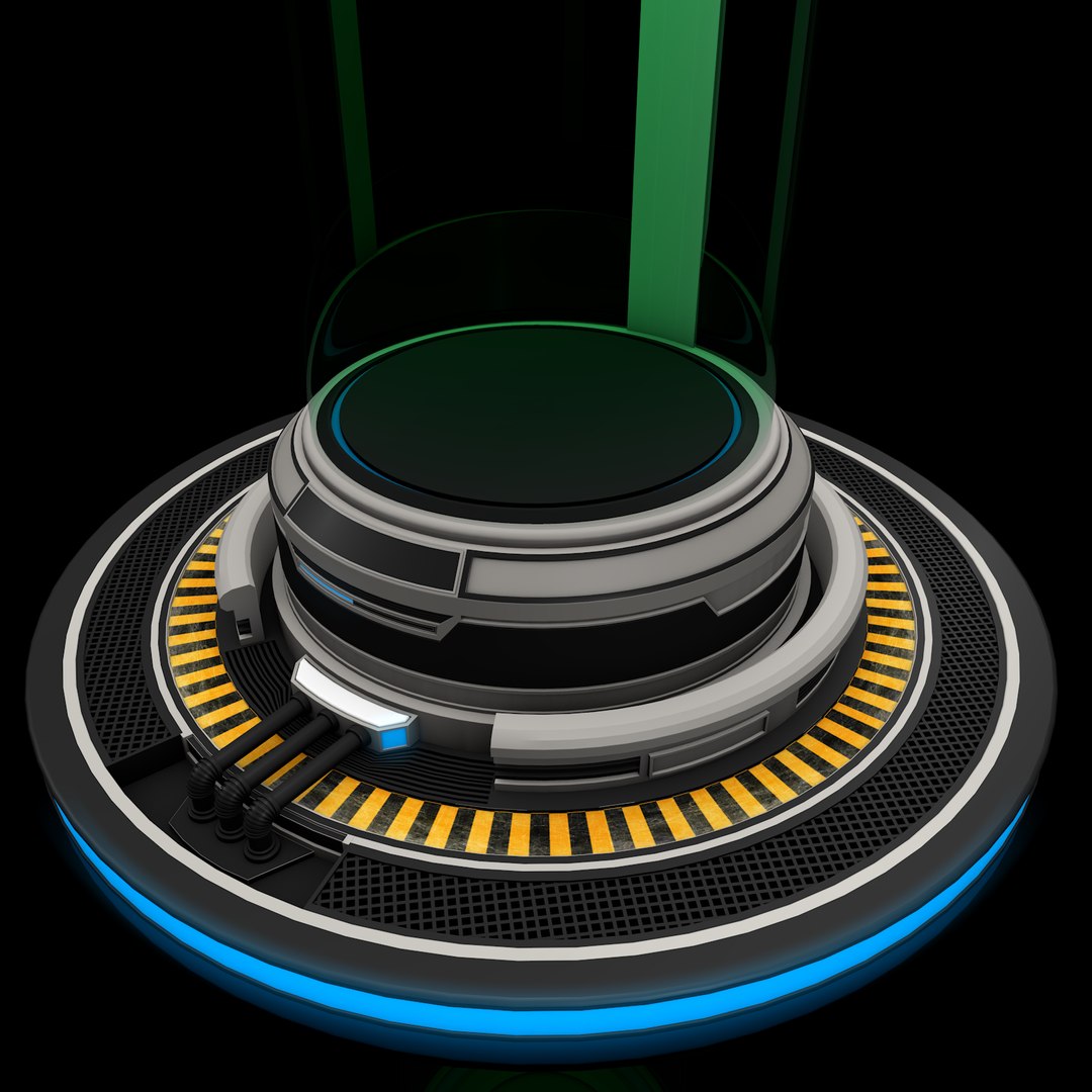 Sci Fi Liquid Container 3D Model - TurboSquid 1610947