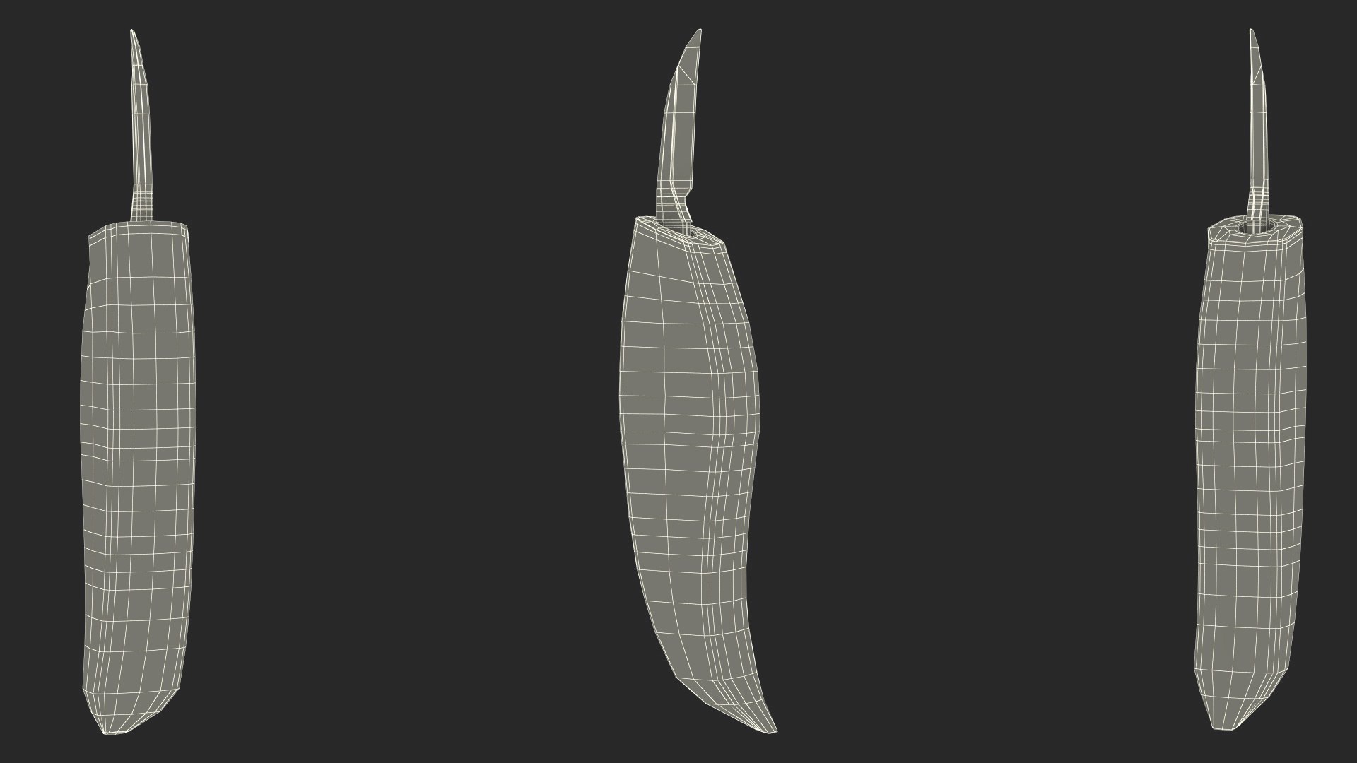 Knife Chip Carving model - TurboSquid 2152619