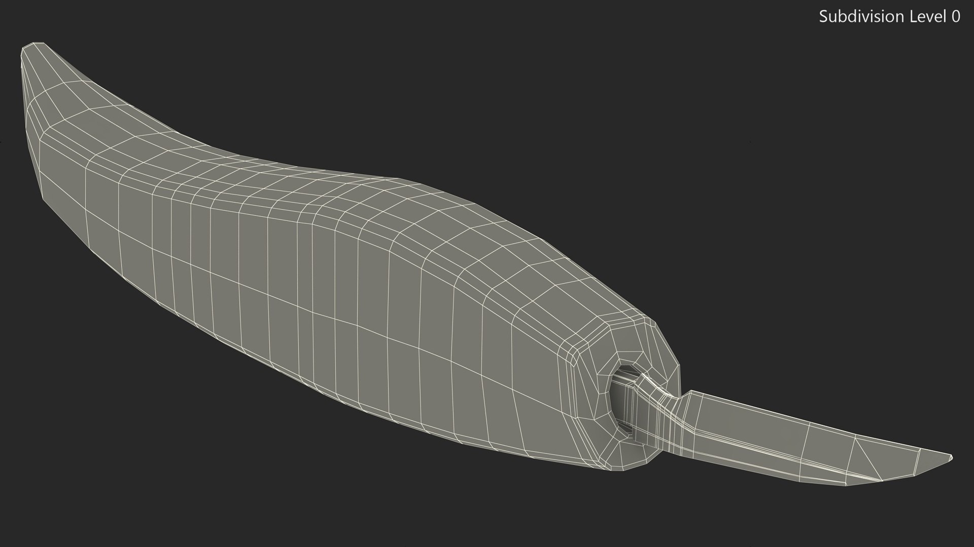 Knife Chip Carving model - TurboSquid 2152619