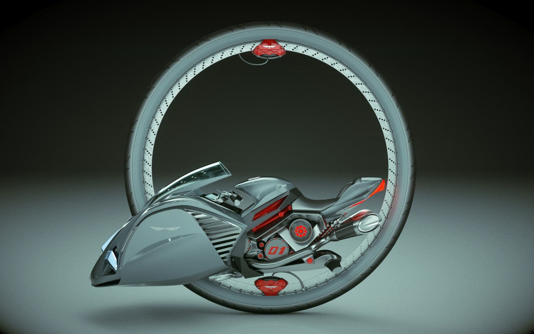 Monocycle 08 3D - TurboSquid 1942478