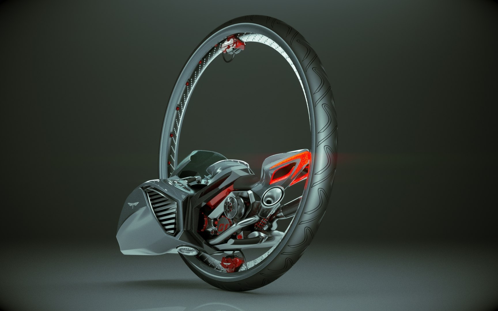 Monocycle 08 3D - TurboSquid 1942478