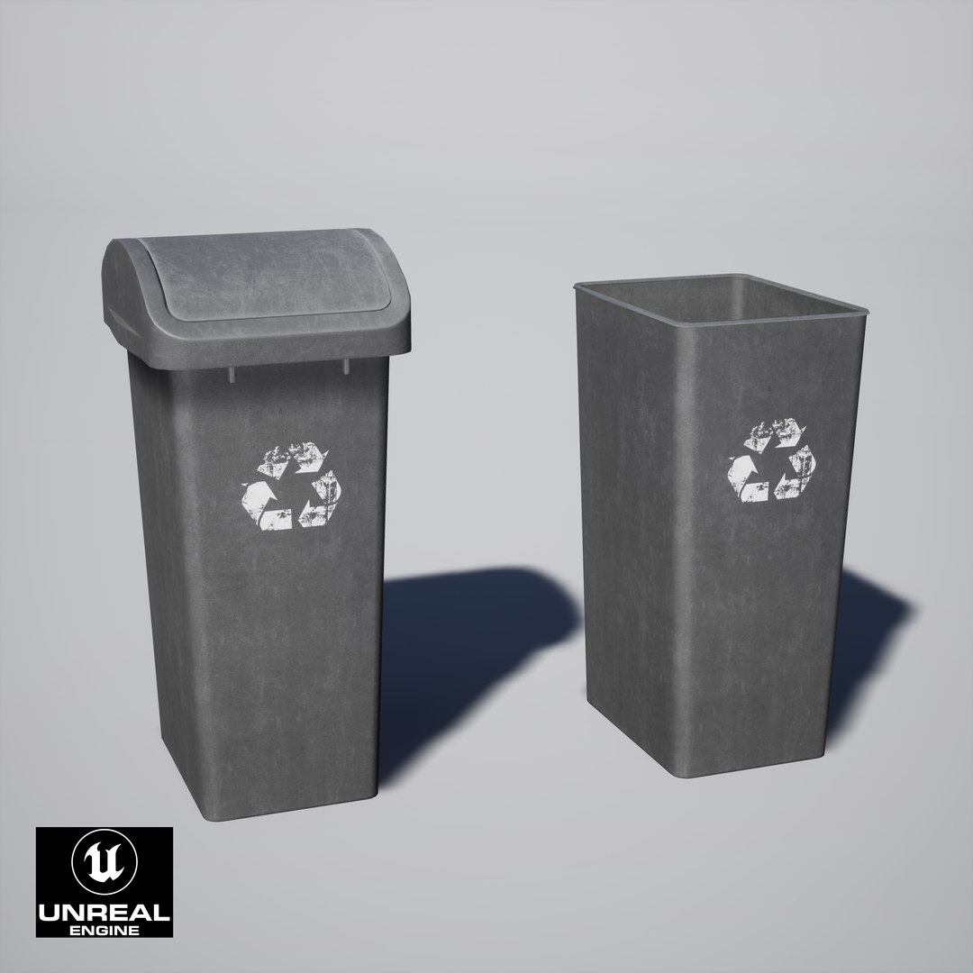 3D Model Trash Can - TurboSquid 2185932
