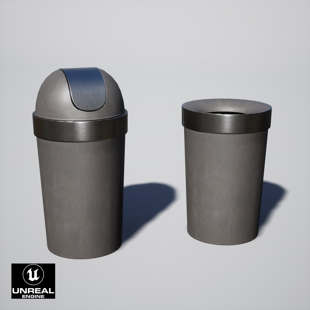 3D Model Trash Can - TurboSquid 2185932
