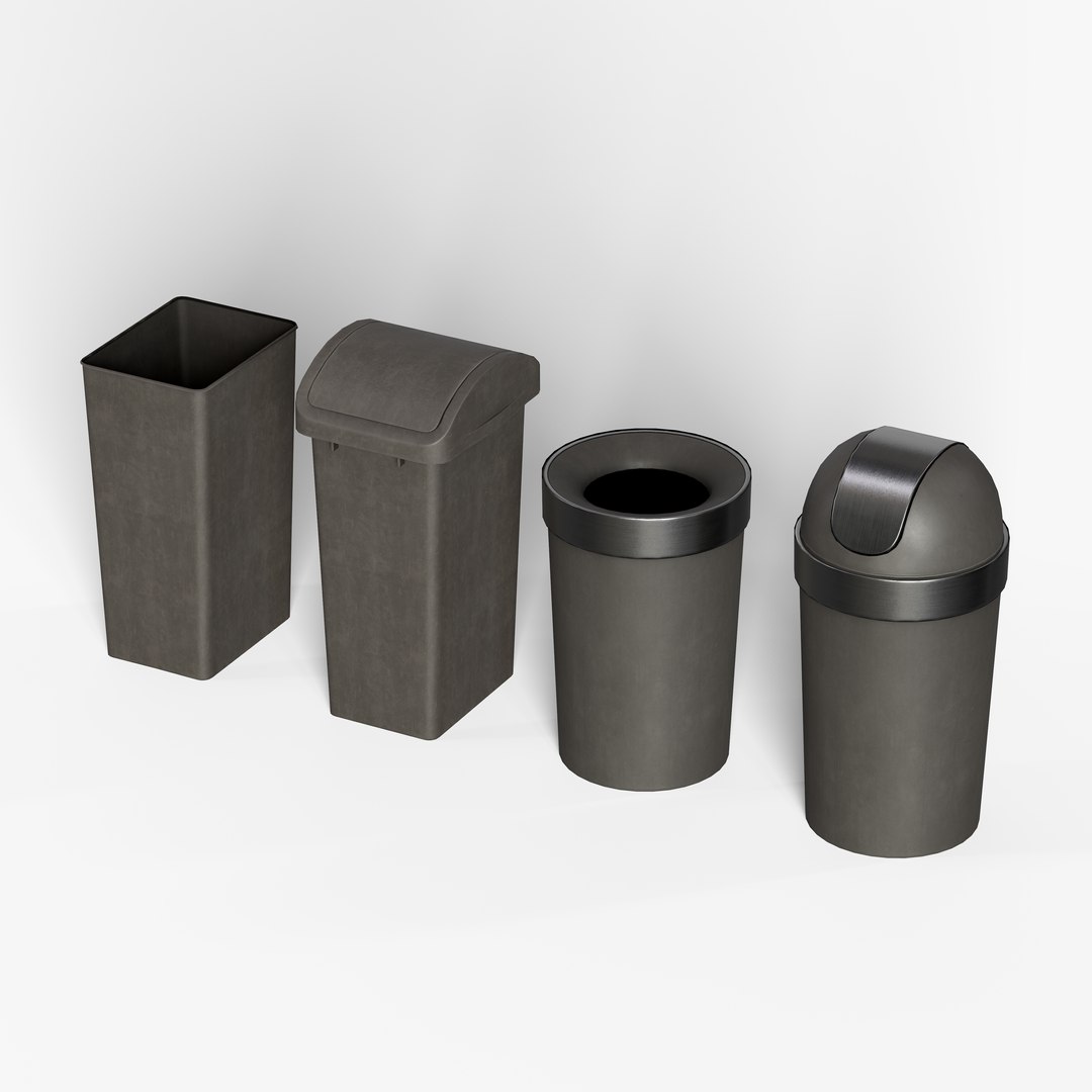 3D Model Trash Can - TurboSquid 2185932