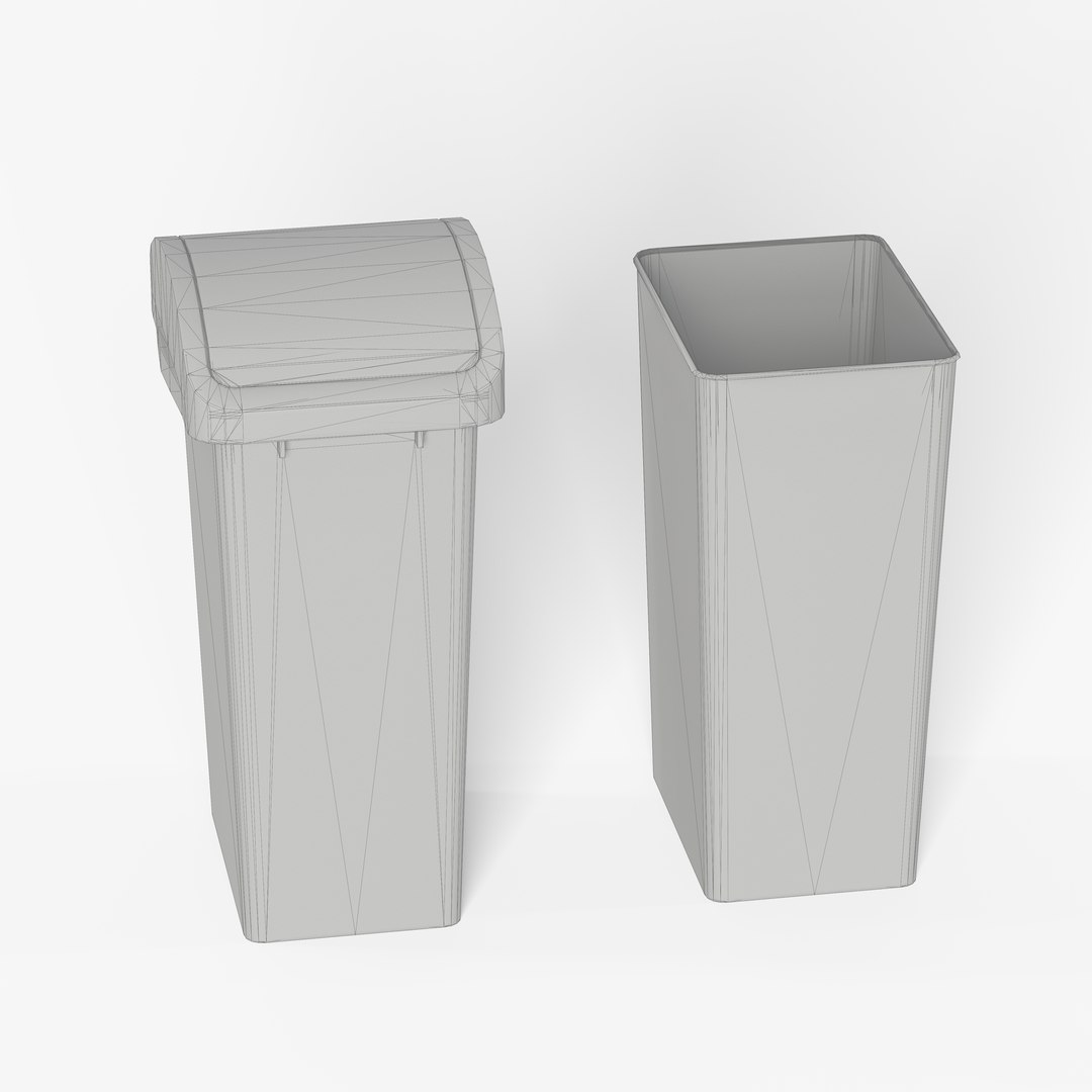 3D Model Trash Can - TurboSquid 2185932