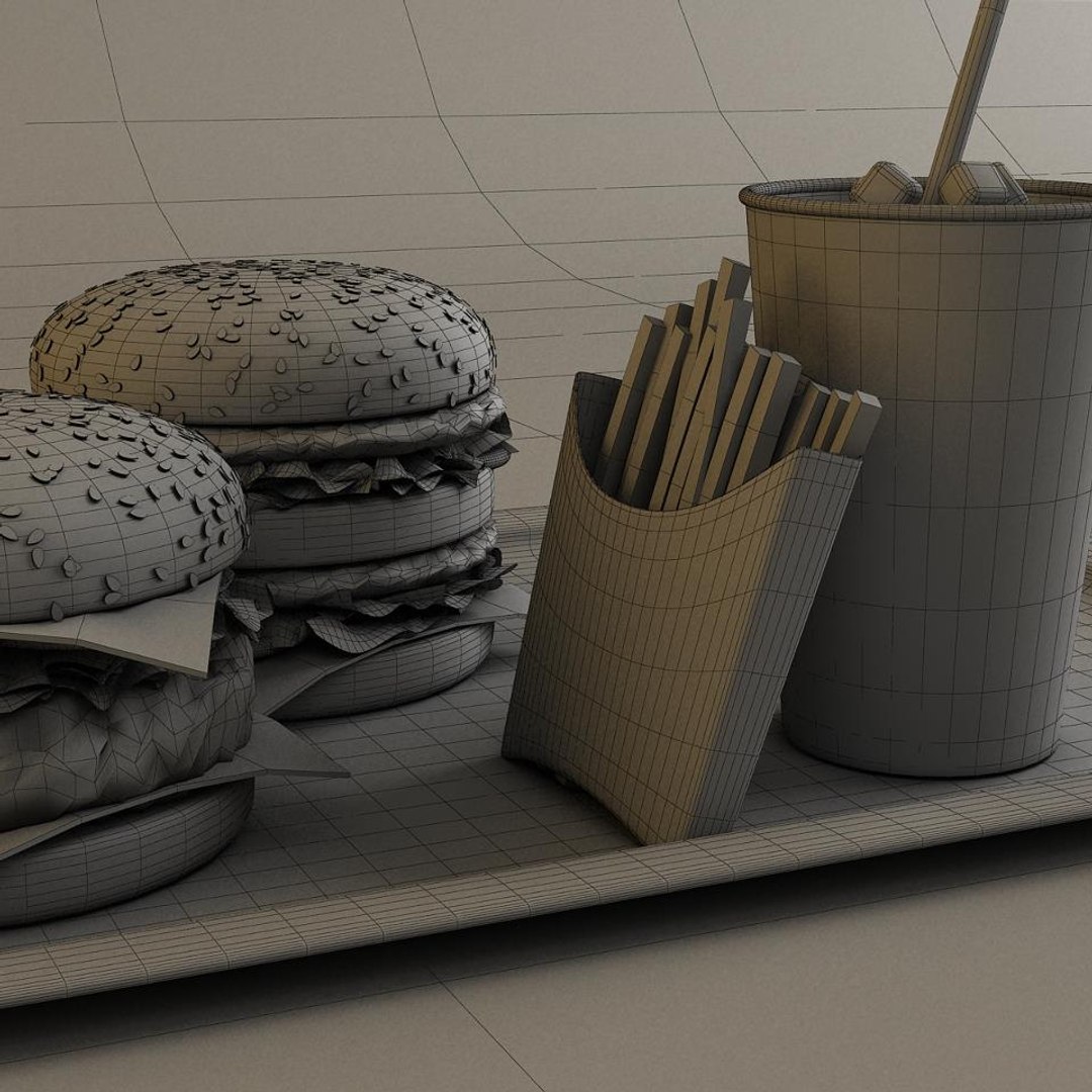 food 3d model