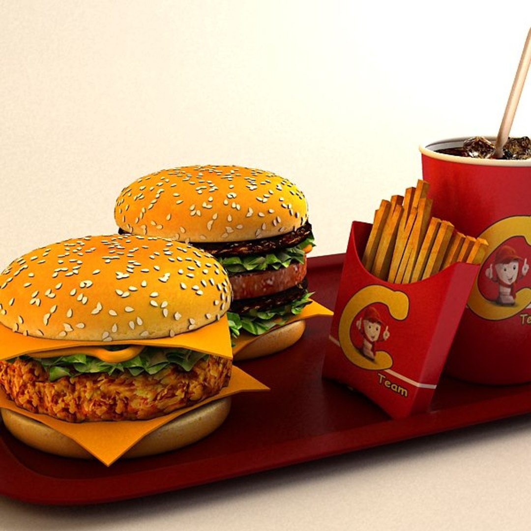 food 3d model