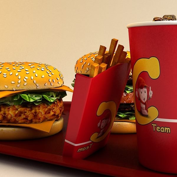 food 3d model