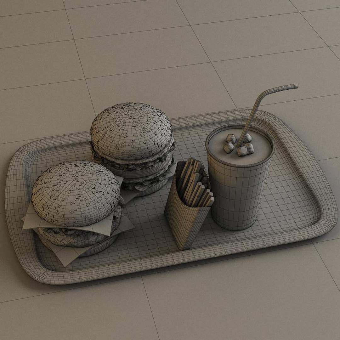food 3d model