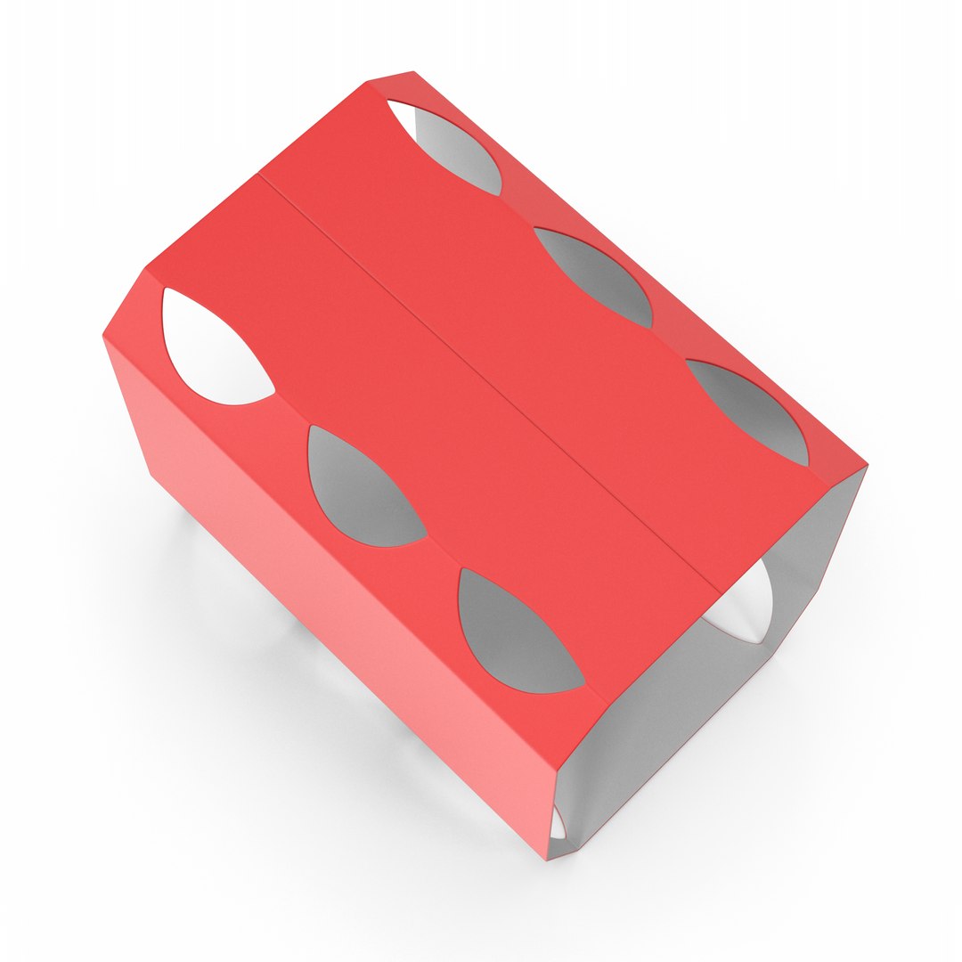 Red Cans Package 3D Model - TurboSquid 2223572