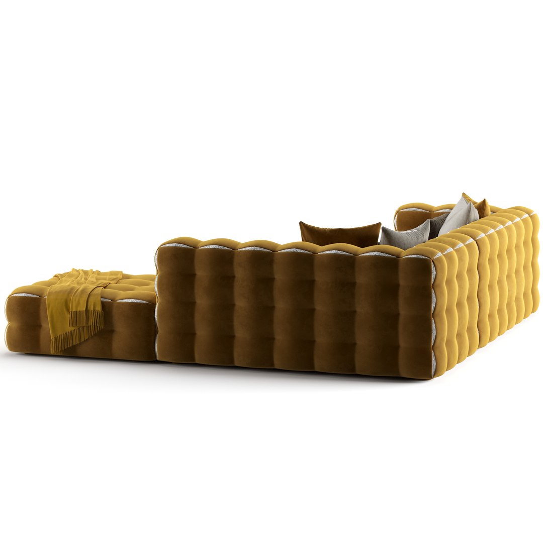 3D Model Fendi Casa Fun Sofa 2 - TurboSquid 2072121