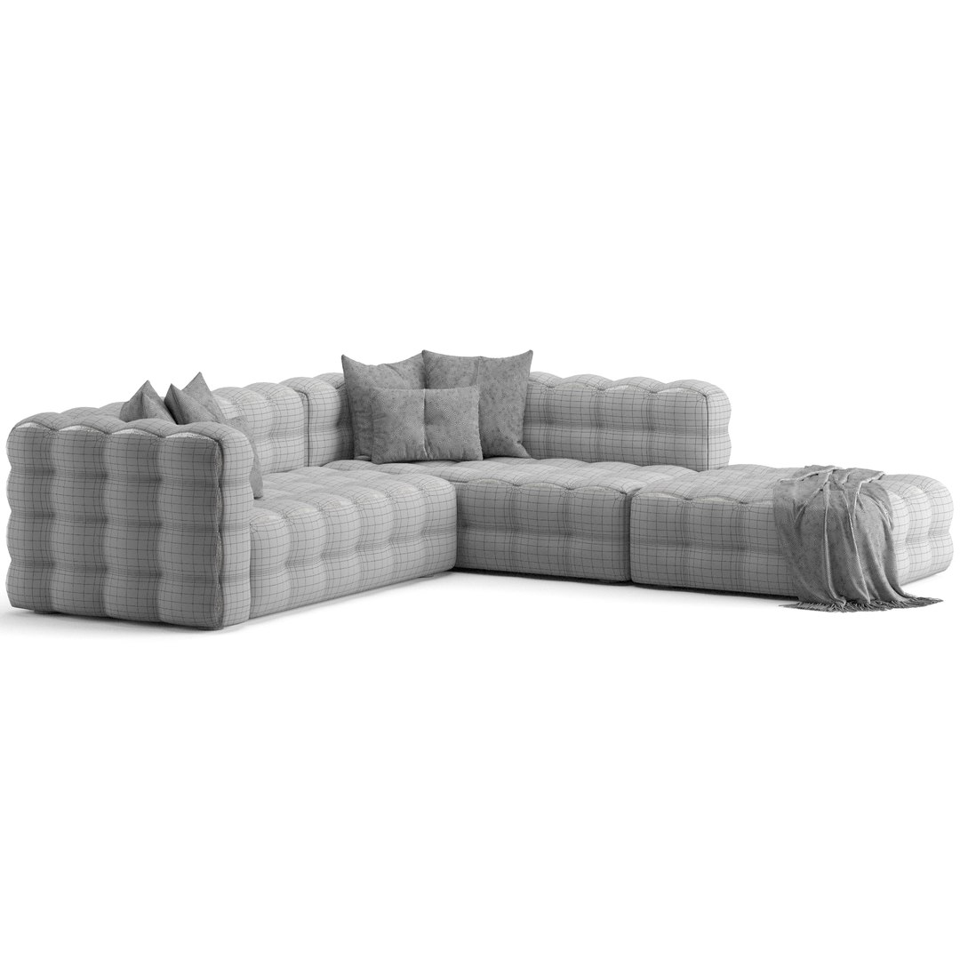 3D Model Fendi Casa Fun Sofa 2 - TurboSquid 2072121