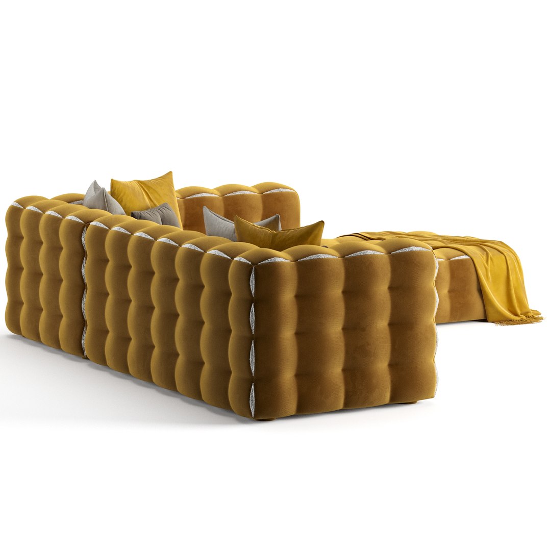 3D Model Fendi Casa Fun Sofa 2 - TurboSquid 2072121
