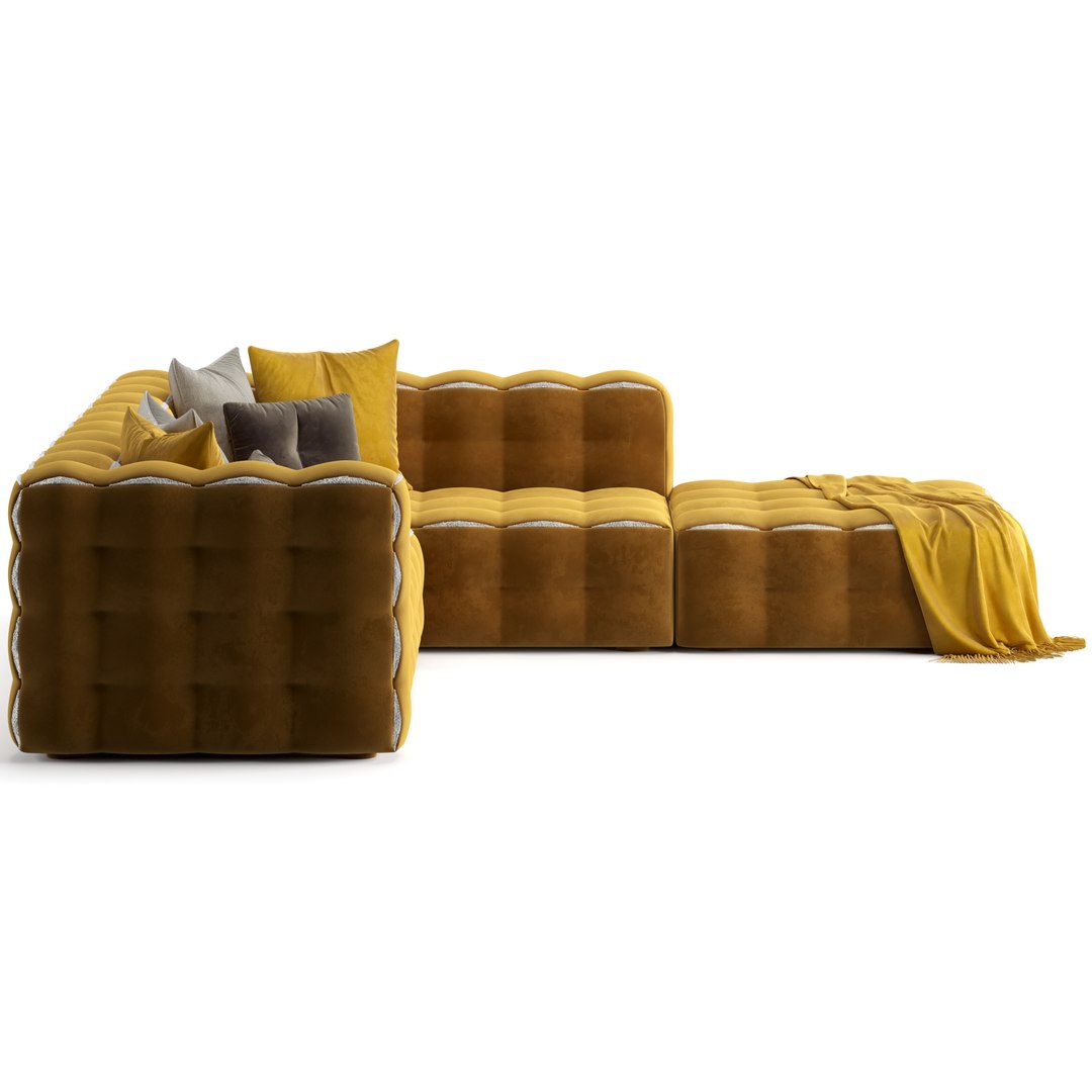 3D Model Fendi Casa Fun Sofa 2 - TurboSquid 2072121