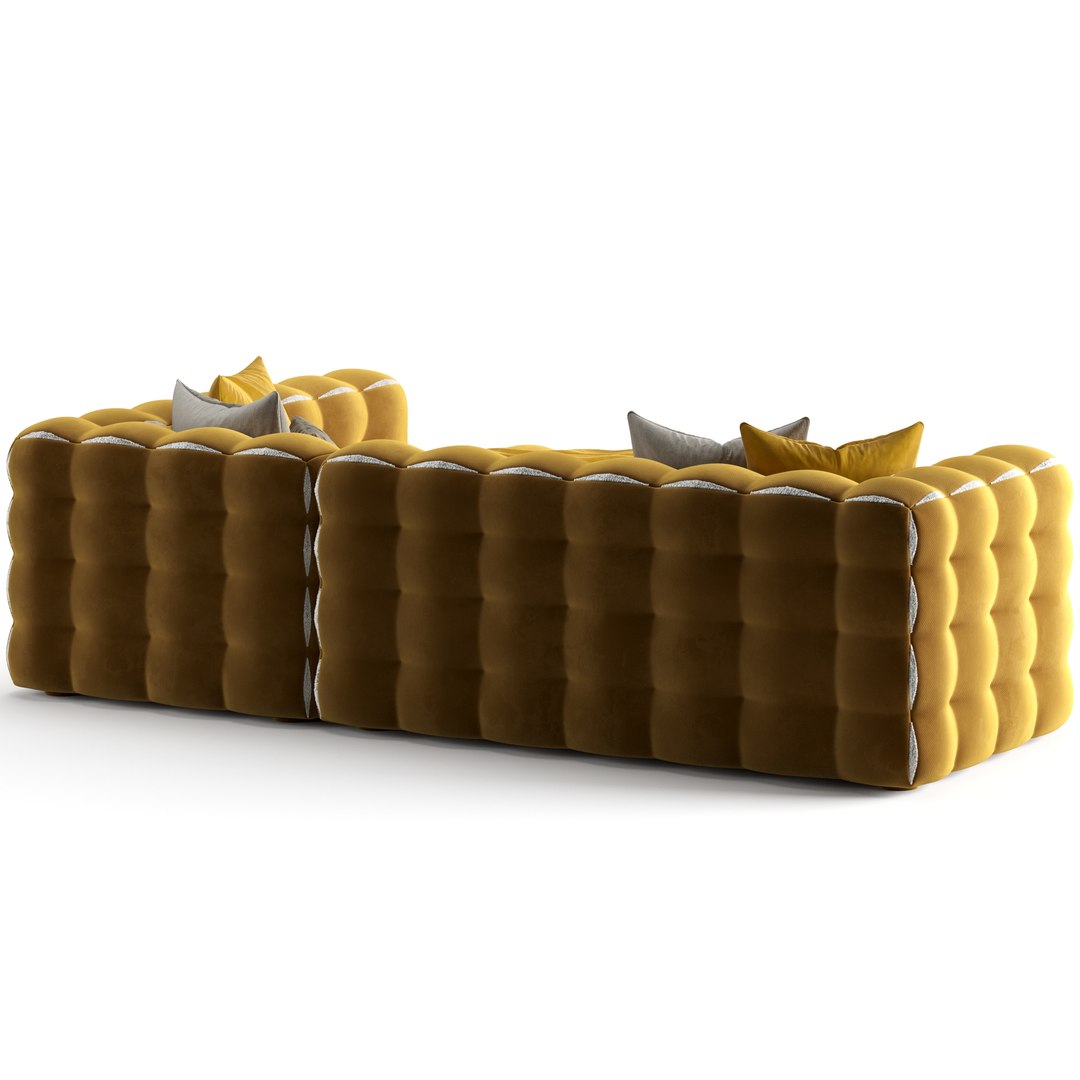 3D Model Fendi Casa Fun Sofa 2 - TurboSquid 2072121