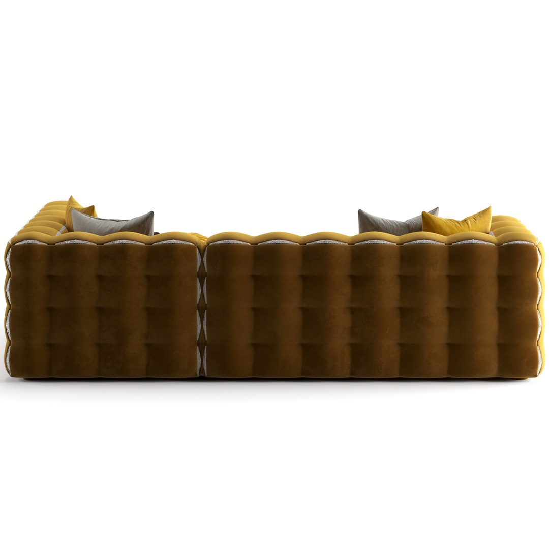 3D Model Fendi Casa Fun Sofa 2 - TurboSquid 2072121