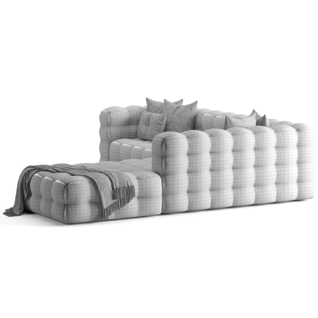 3D model Fendi Casa Fun Sofa 2 - TurboSquid 2072121