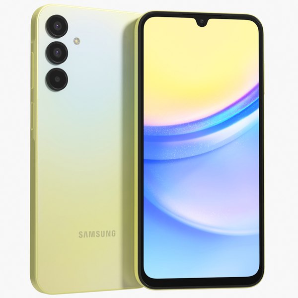 Samsung Galaxy A15 5G Amarelo Modelo 3D - TurboSquid 2184843