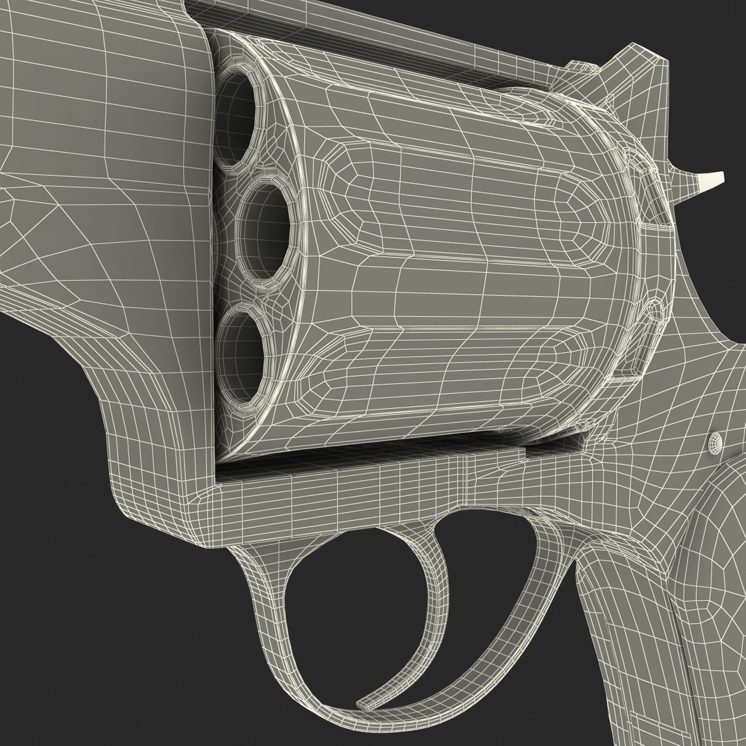 3d Revolver Nagant M1895 Model
