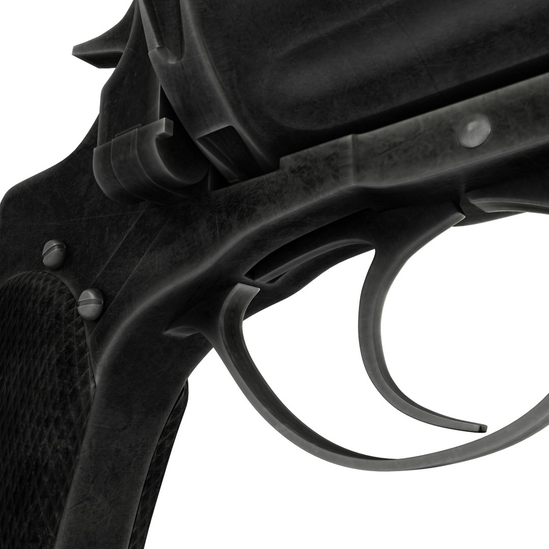 3d Revolver Nagant M1895 Model