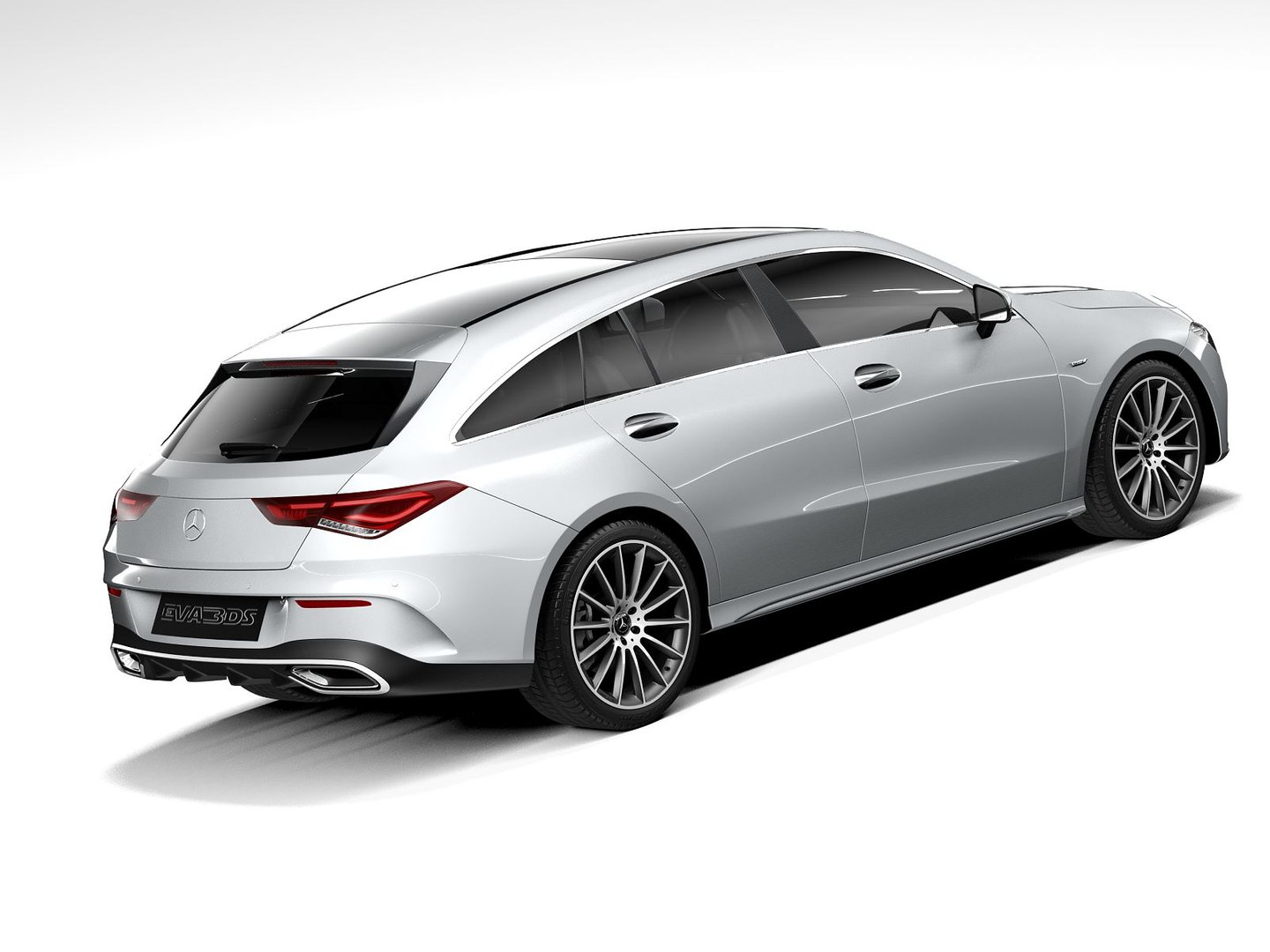 3D Mercedes-benz Cla Shooting Brake Model - TurboSquid 1439181