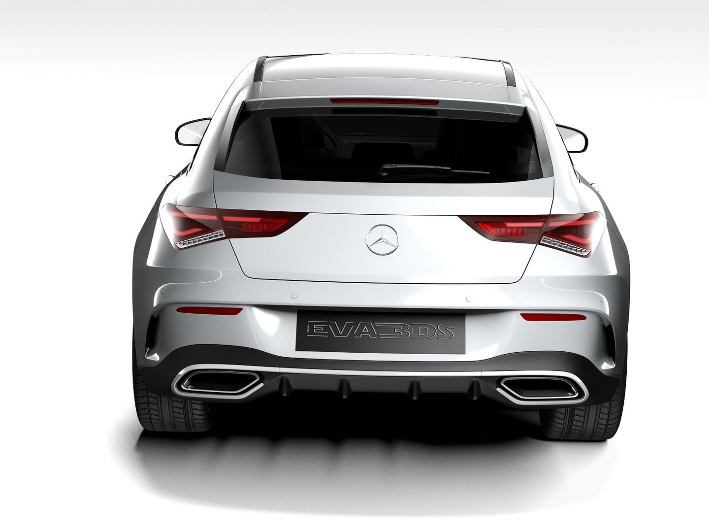 3D Mercedes-benz Cla Shooting Brake Model - TurboSquid 1439181