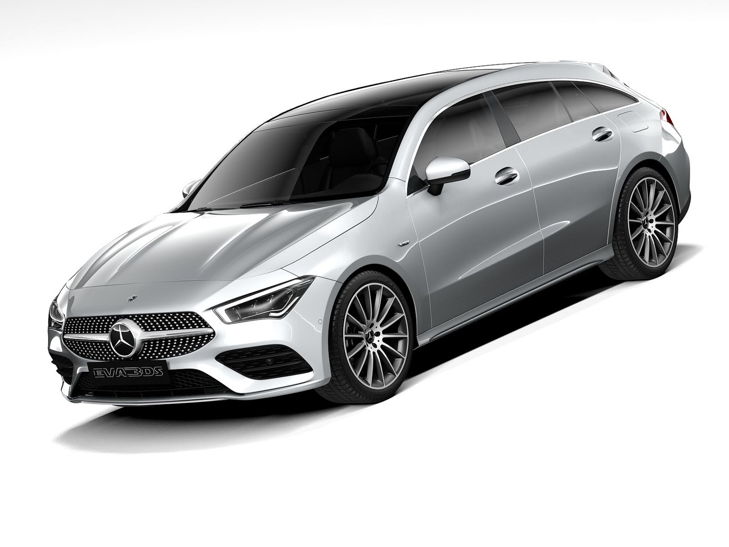 3D Mercedes-benz Cla Shooting Brake Model - TurboSquid 1439181