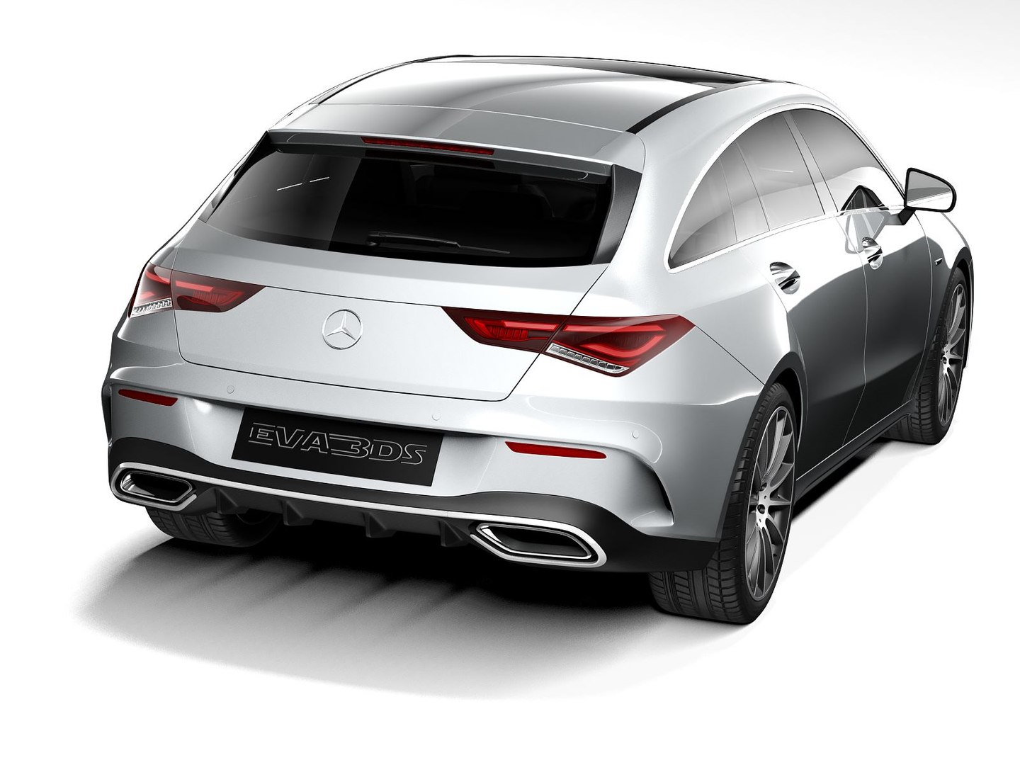 3D Mercedes-benz Cla Shooting Brake Model - TurboSquid 1439181