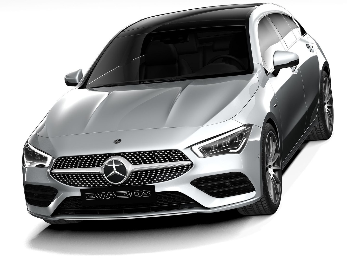 3D Mercedes-benz Cla Shooting Brake Model - TurboSquid 1439181