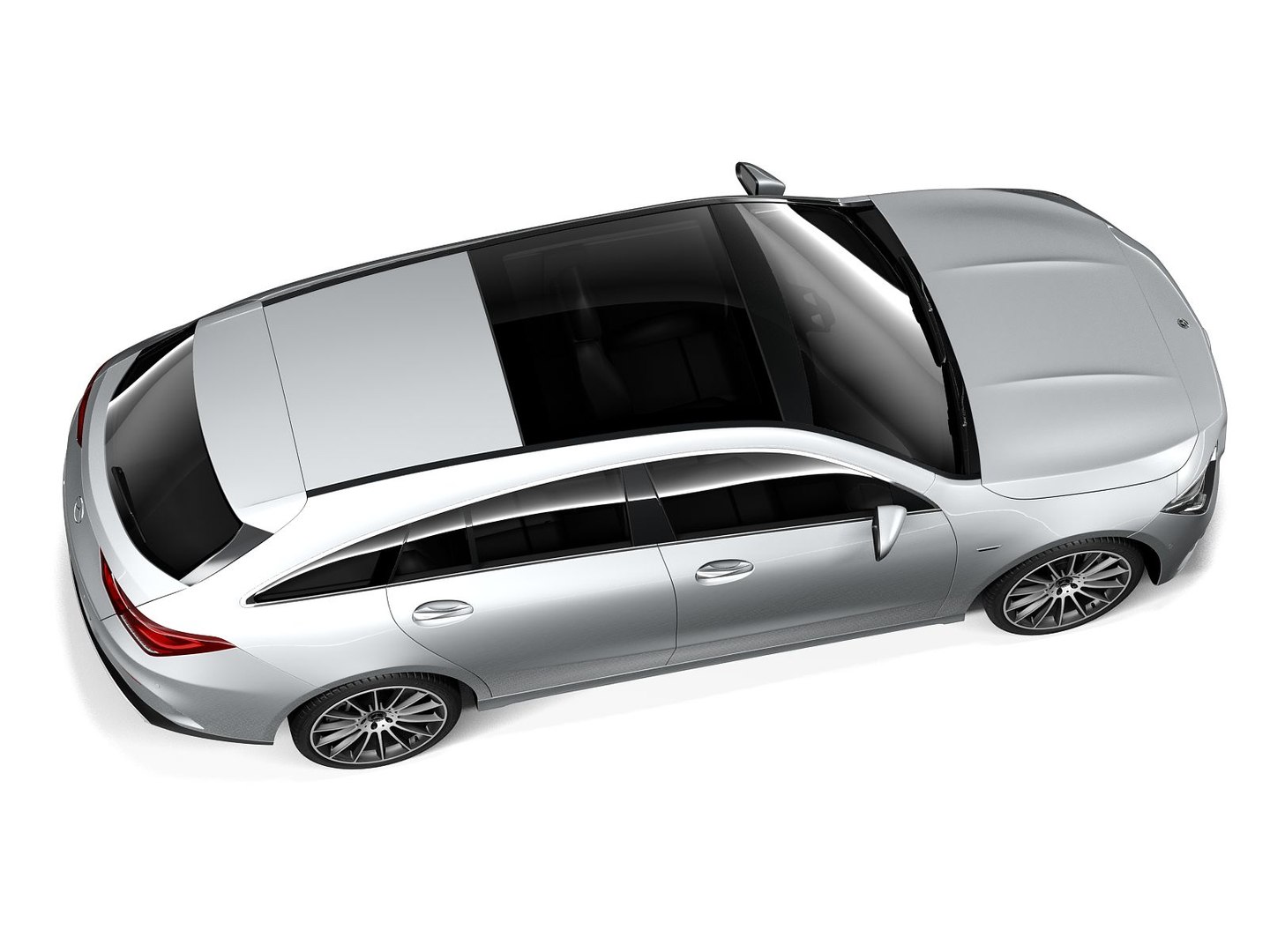 3D Mercedes-benz Cla Shooting Brake Model - TurboSquid 1439181