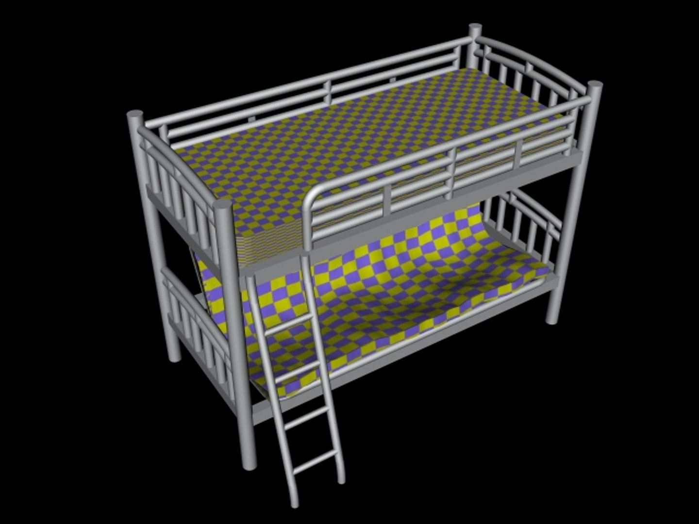 3d 3ds Futon Bunk Bed